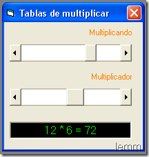 Programacion Visual - CBTis 262: P1E6 – Tablas de multiplicar